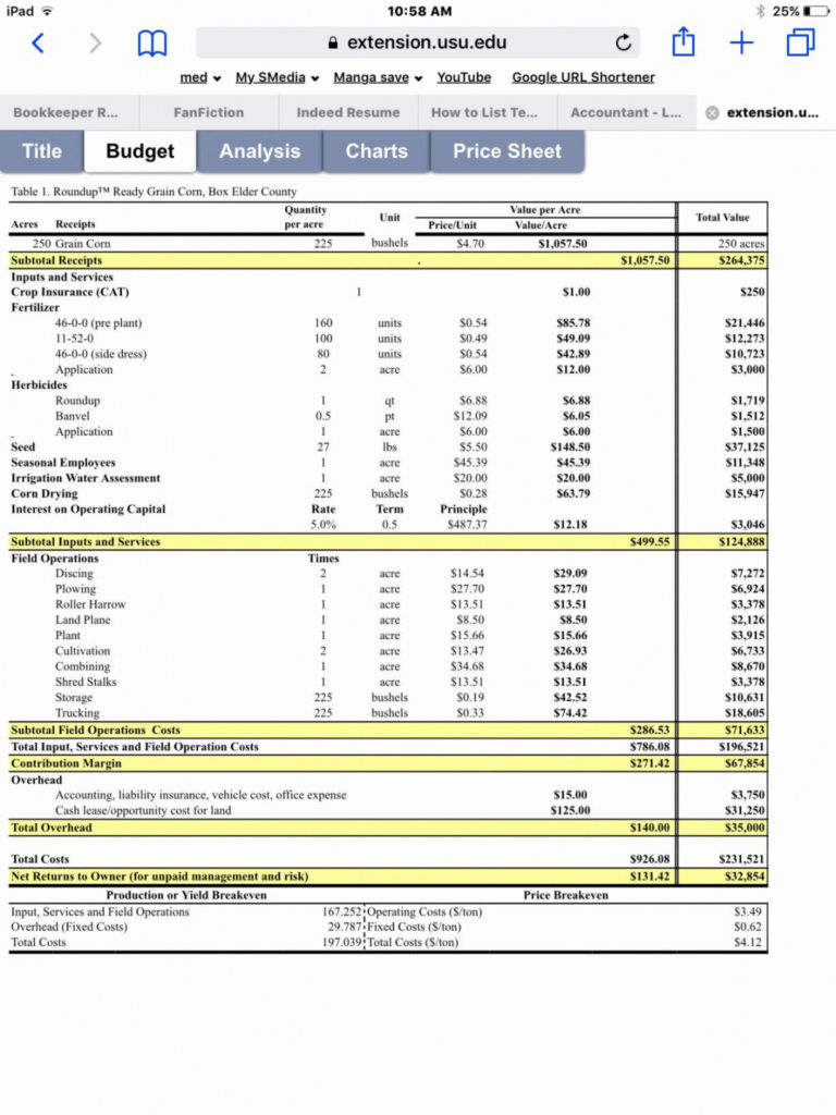 Cost Analysis Spreadsheet Template Then Preferred Cost Structure Cost 