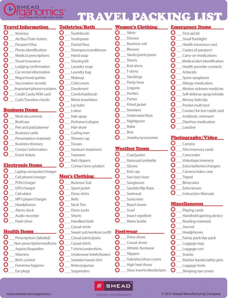 Printable Helpful Travel Tips For Organized Packing Plus A Printable 