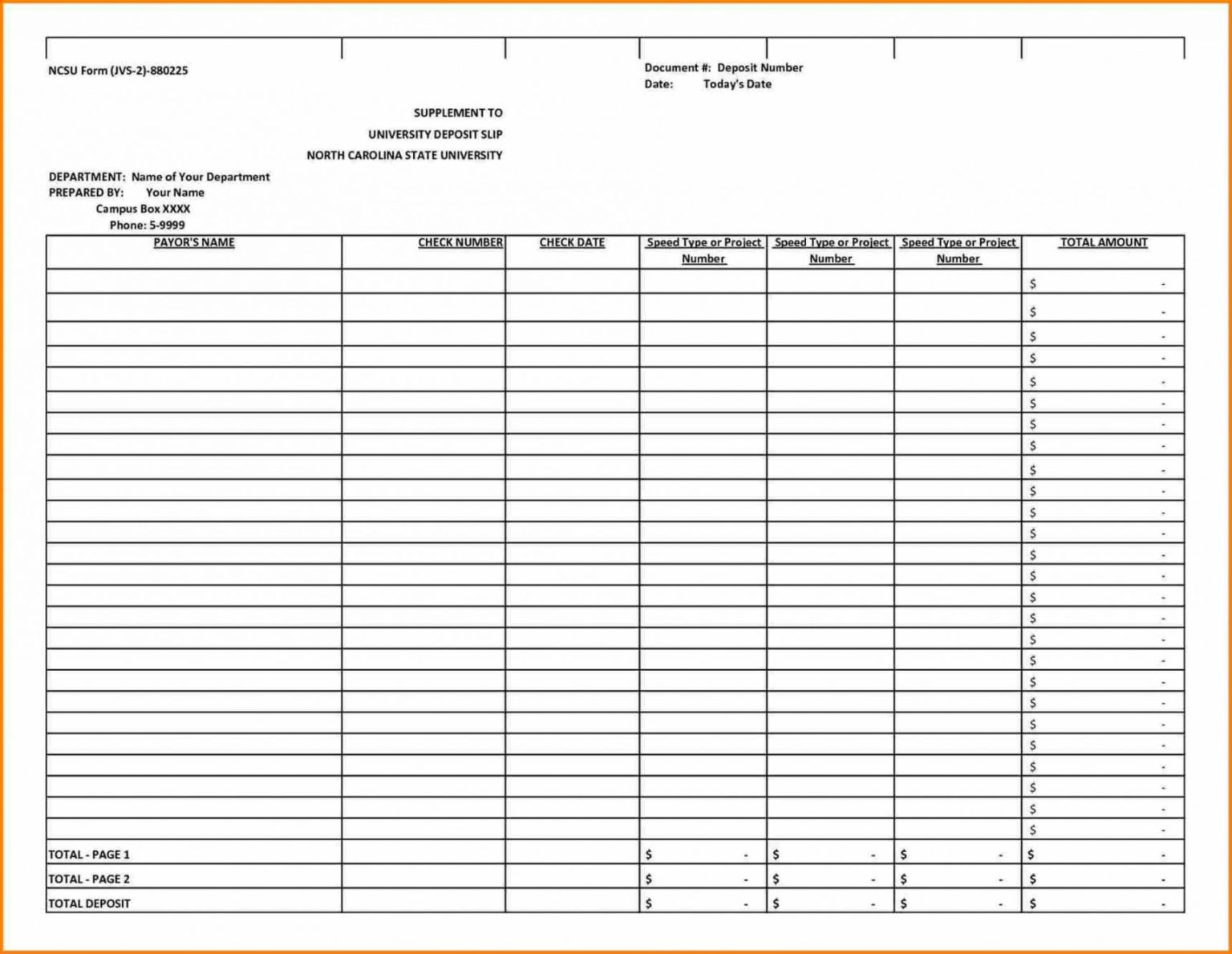 Free 003 Template Ideas Deposit Slip Excel Free Blank With Image Bank 