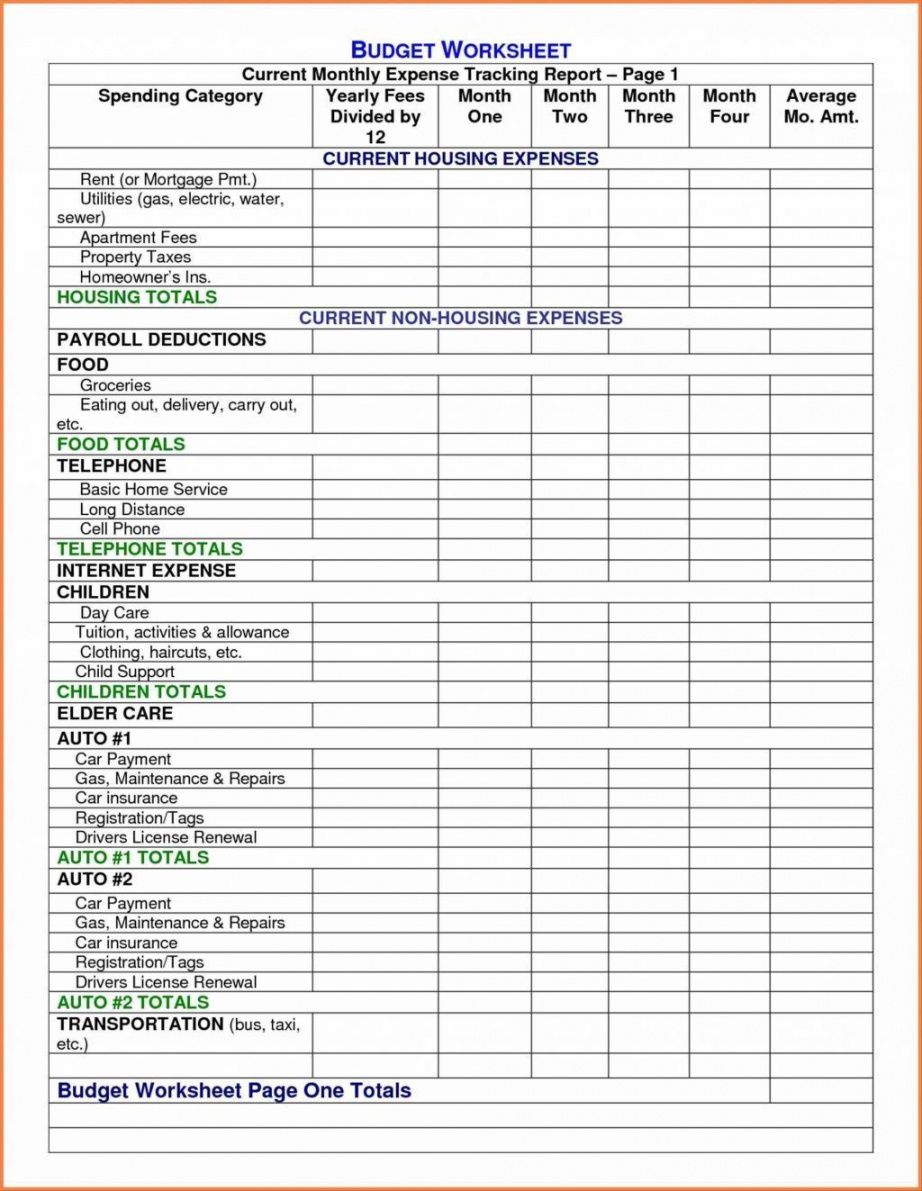 House Flip Budget Template