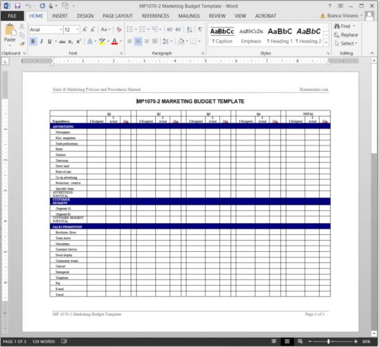 Internal Audit Budget Template - Dremelmicro