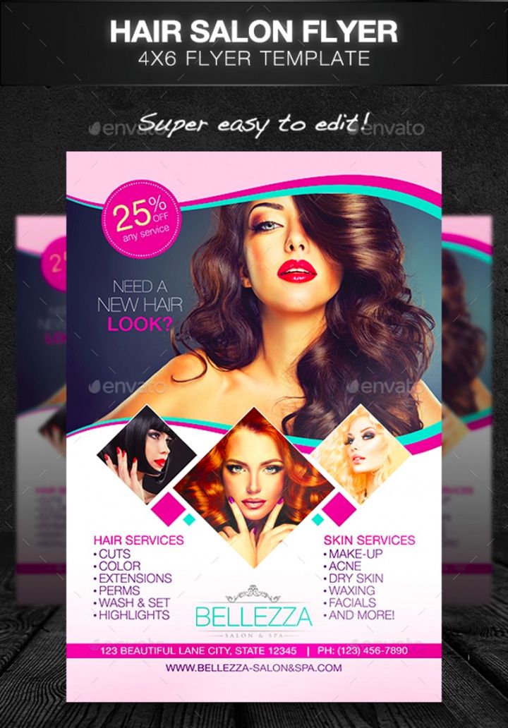 Beauty Salon Flyer Template Beauty Salon Flyer Template