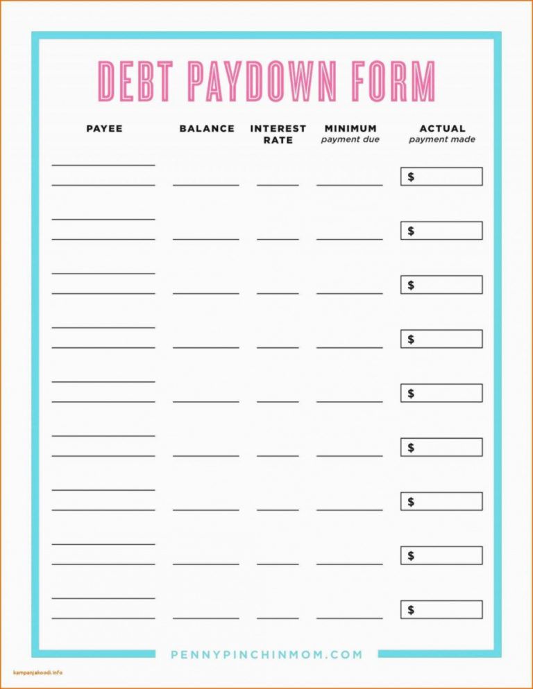 Free Debt Payoff Adsheet Excel Snowball Credit Card Budget Debt Free Debt Payoff Adsheet Excel Snowball Credit Card Budget Debt