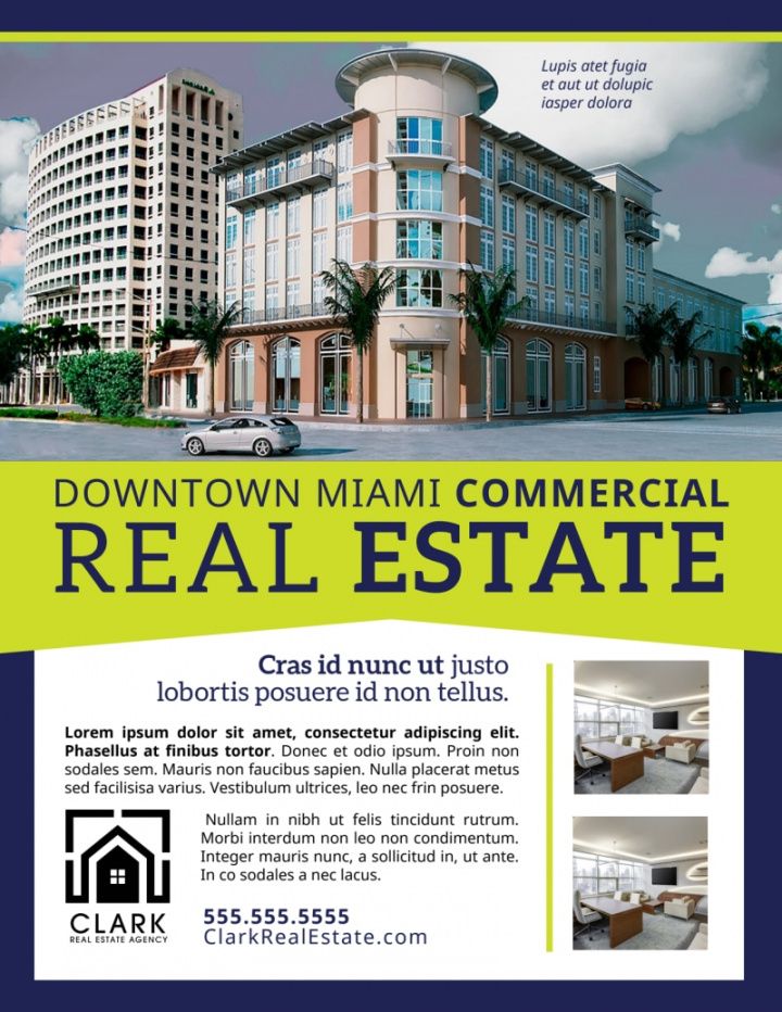 Commercial Real Estate Flyer Template Mycreativeshop Commercial 