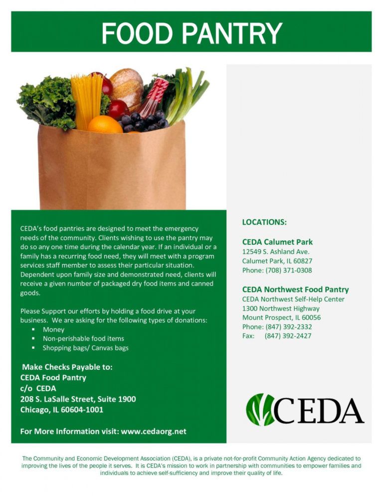 Food Drive Flyer Template Word Food Pantry Flyer Template And Sample 
