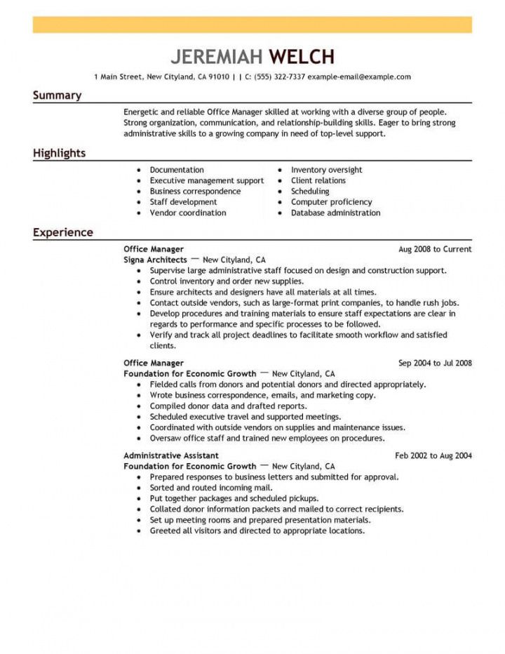 Professional Office Manager Resume Examples Administrative Office Manager Job Description 