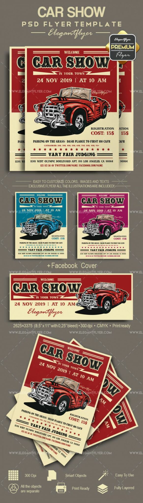 Classic Car Show Flyer Template Classic Car Show Flyer Template PDF ...
