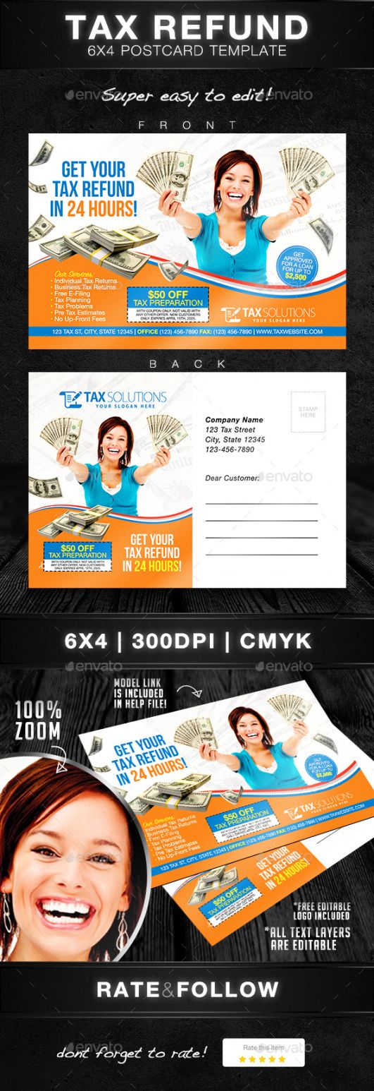 Tax Preparer Flyer Template