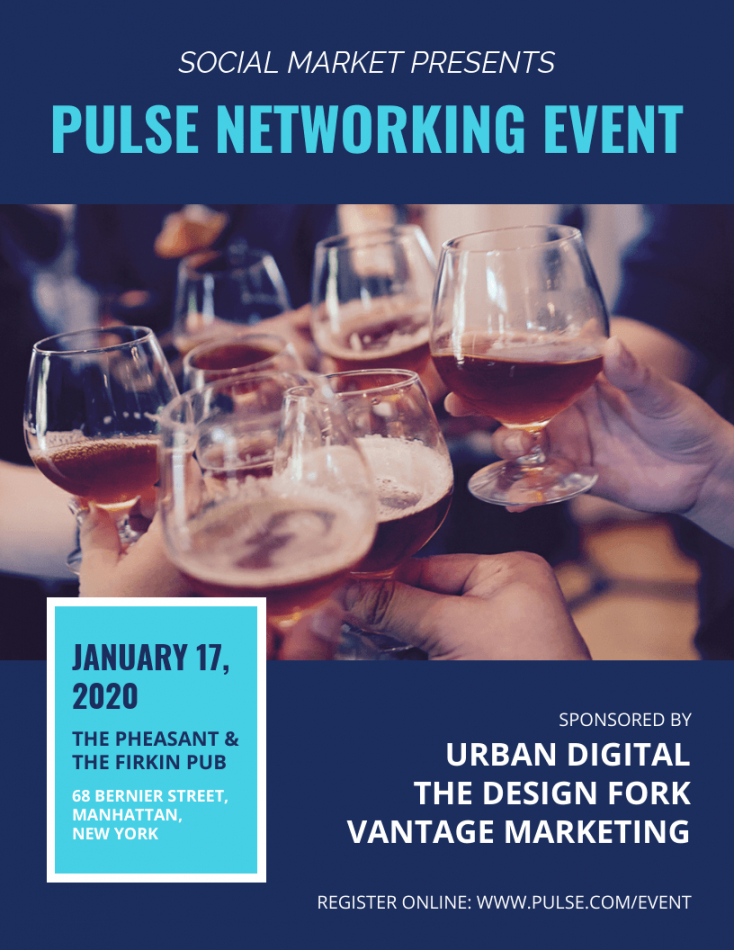 Networking Event Flyer Template