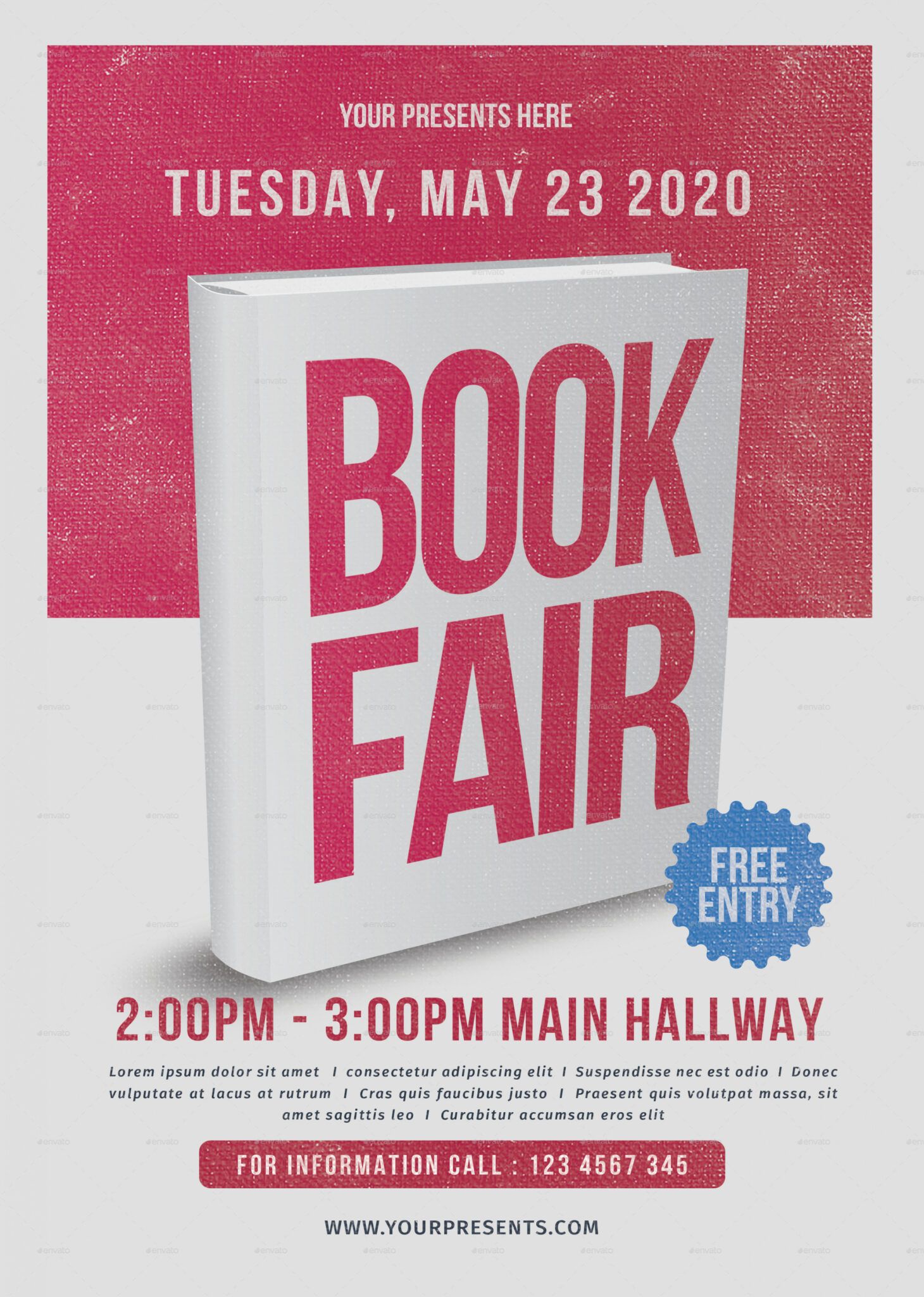 Best Book Fair Flyer Template PDF Sample Dremelmicro