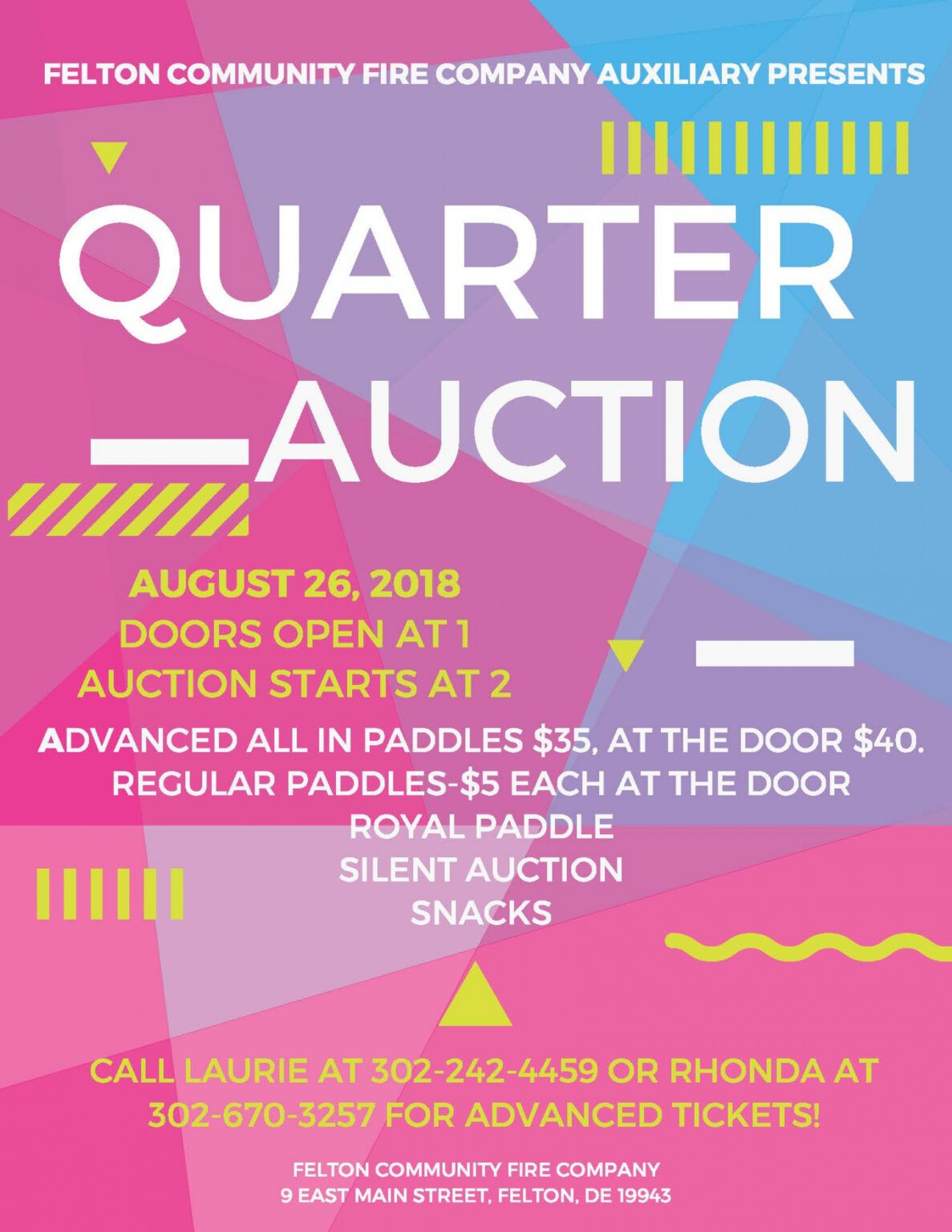 Editable Quarter Auction Flyer Template Excel Example Dremelmicro