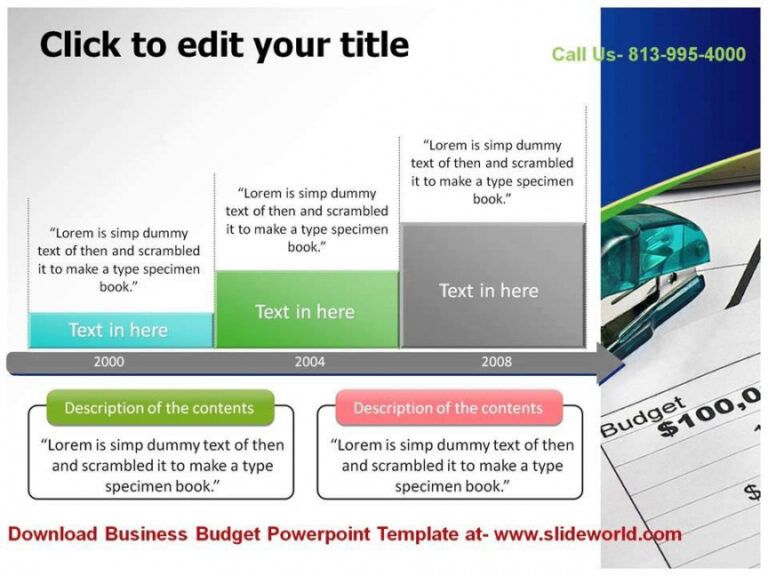 Budget Presentation Powerpoint Template - Dremelmicro