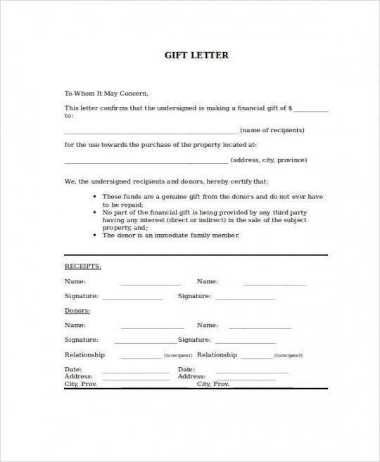Halifax Gifted Deposit Template - Dremelmicro
