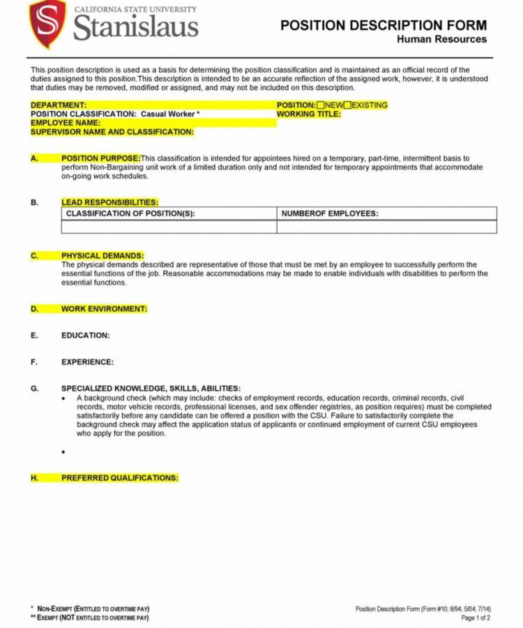 Job Description Templates – Page 7 – Dremelmicro