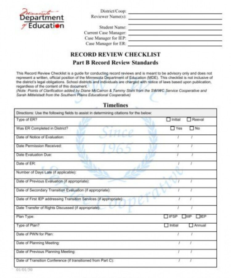 Audit Trail Review Checklist Template – Dremelmicro